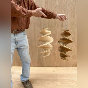 Accents | Handmade Spiral Wood Spinner | Poshmark